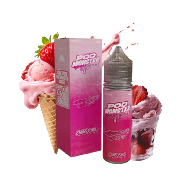 Pod Monster Salt 60ML - Strawberry Scoops – VDMV